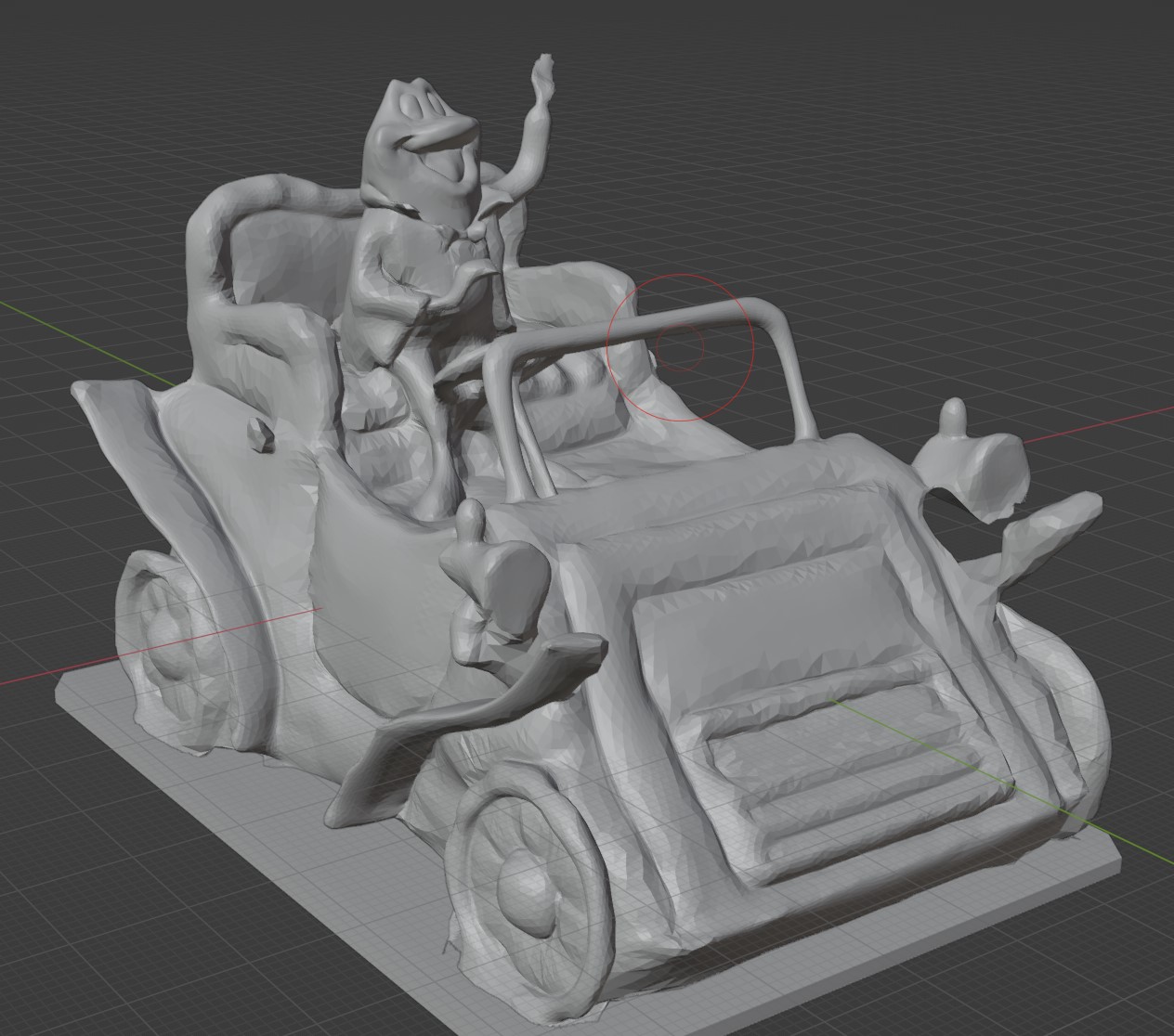 Toad driving a car by EDGeProjects | Download free STL model ...