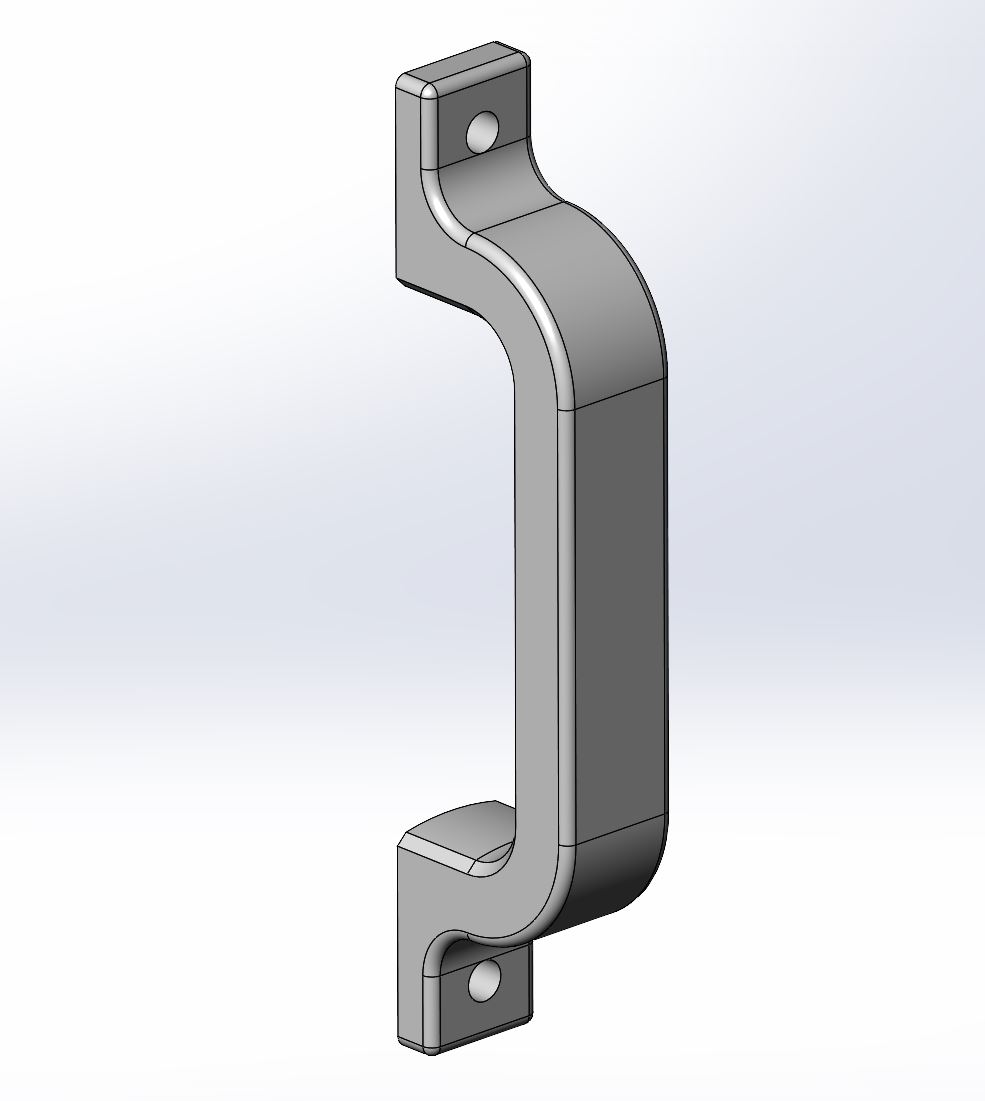 5.5 Inch On Center Grab Handle by daffierdata | Download free STL model ...