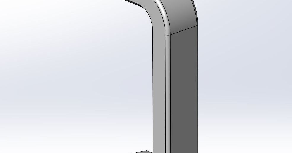 5.5 Inch On Center Grab Handle by daffierdata | Download free STL model ...