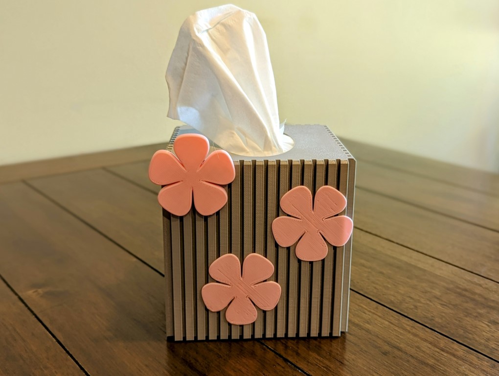 Vase Mode Tissue Box with Snap-in Adornments by Ken Mills | Download ...