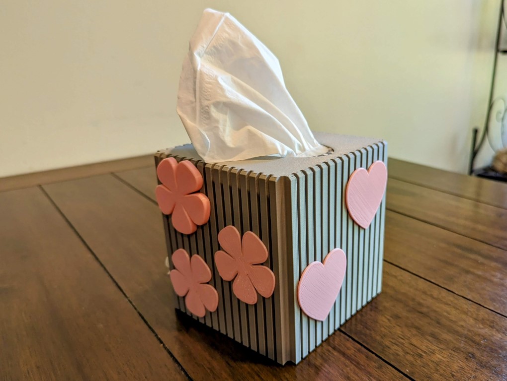 Vase Mode Tissue Box with Snap-in Adornments by Ken Mills | Download ...