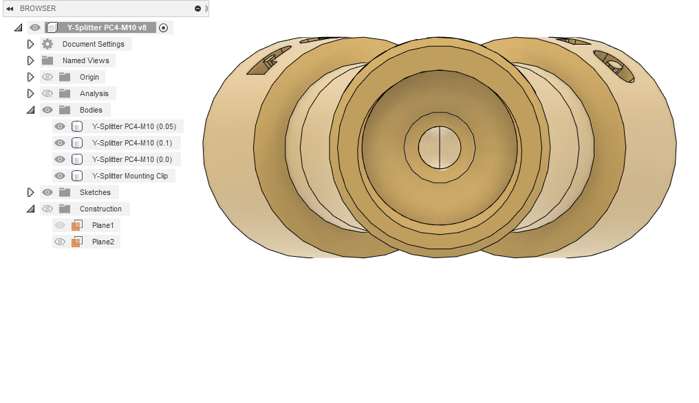 Y-Splitter for the Bambu Lab X1C AMS von Ed Johnson | Kostenloses STL-Modell herunterladen ...