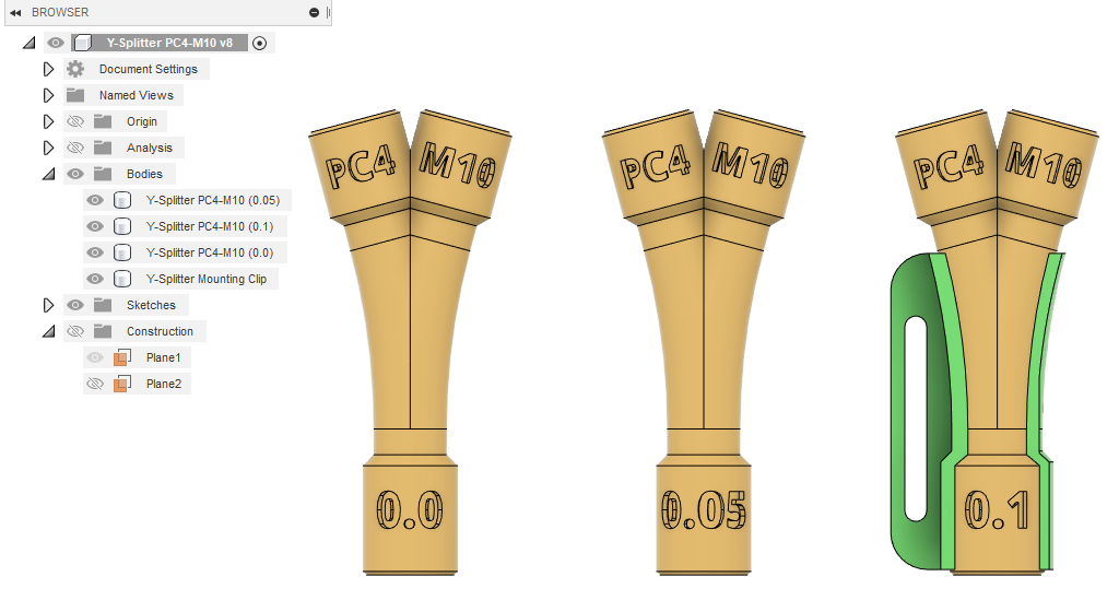 Y-Splitter for the Bambu Lab X1C AMS by Ed Johnson | Download free STL ...