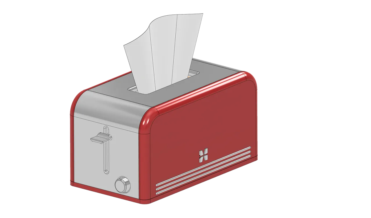 Toaster Tissue Box Cover by Garage_Tinkerer | Download free STL model ...