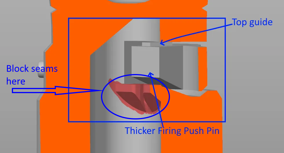 Print-in-Place Rocket Launcher, upgraded firing pin assembly by ...