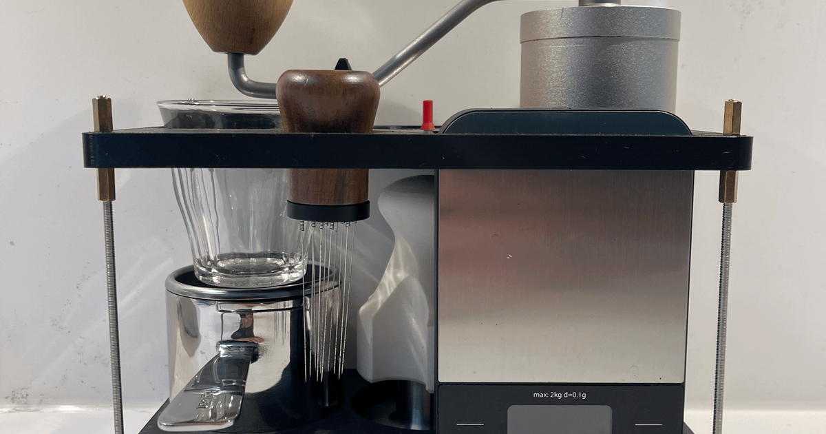 Cafelat Robot Coffee Accessory Caddie by Panache_ | Download free STL ...