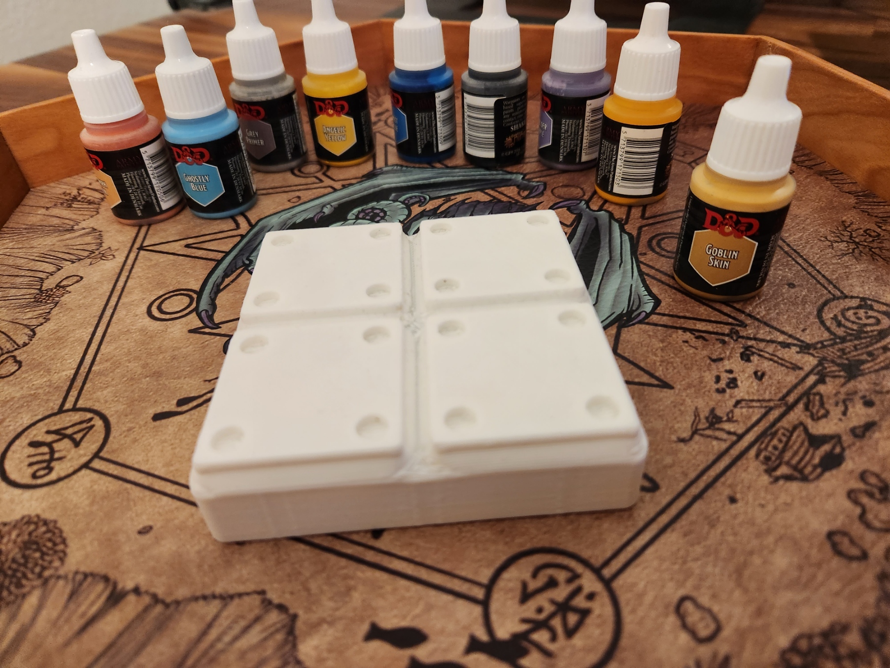 Gridfinity 2x2 Miniature Paints (x9) Holder by cogspace | Download free ...