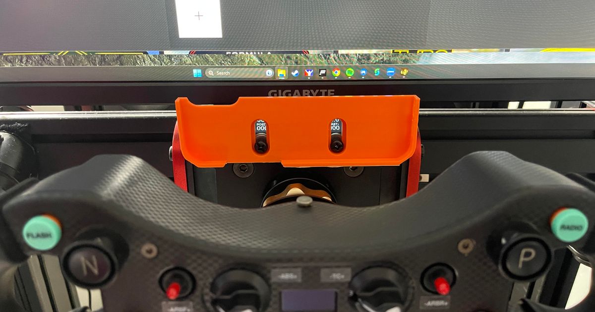 Fanatec DD1/DD2 CSW IPhone 12 Pro Maxx mount by paul elliott | Download ...
