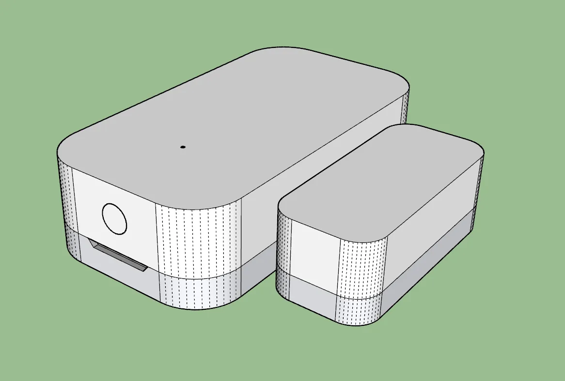 Aqara Magnetic Door Sensor Models by sky | Download free STL model ...