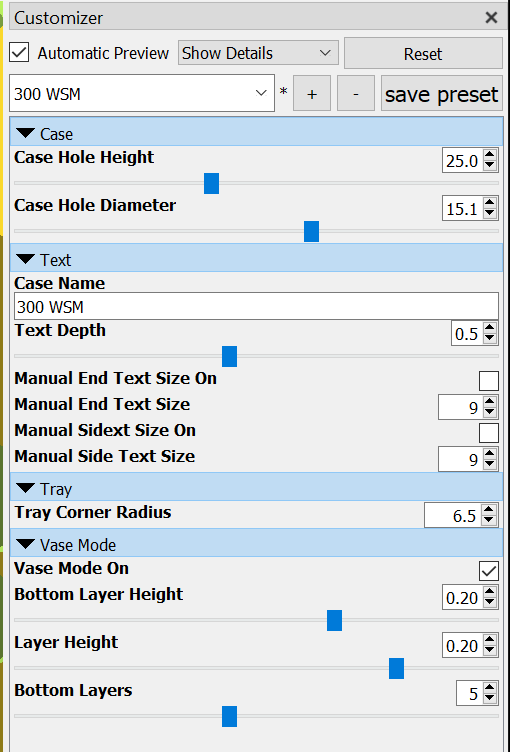 300 WSM Vase Mode Stacking Loading Block by brass_ring | Download free ...