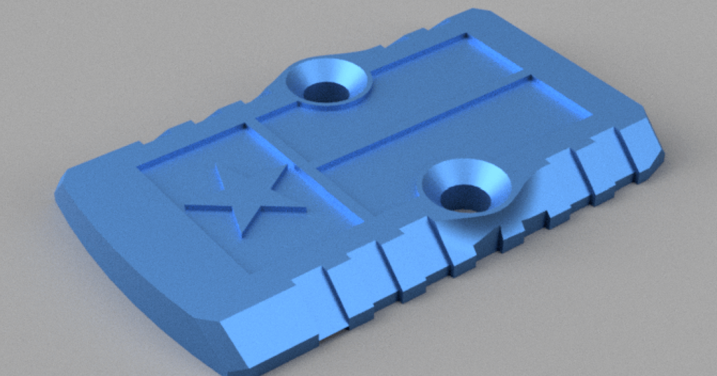 RMR Cover Plate - Texas Flag (for Agency Arms Irons Forward G19 RDS ...