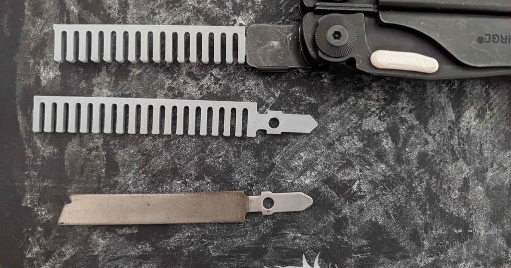 T-Shank Comb for Leatherman Surge by Jason N | Download free STL model ...
