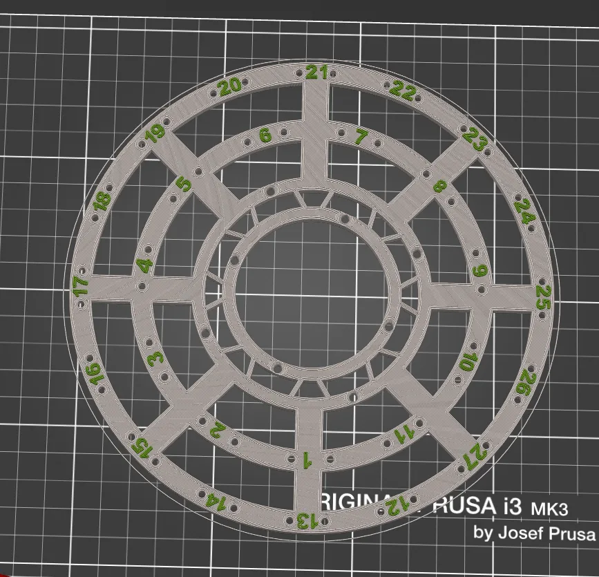 front wheel embossed with numbers by Juergen | Download free STL model ...