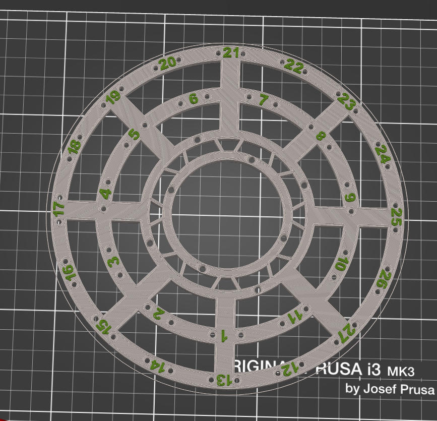 front wheel embossed with numbers by Juergen | Download free STL model ...