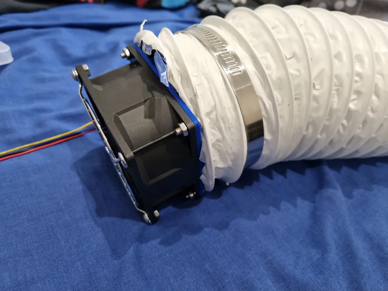 80mm fan to 100mm duct by Coolepicrob | Download free STL model ...