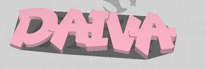 Daiva (name) by Natomc | Download free STL model | Printables.com