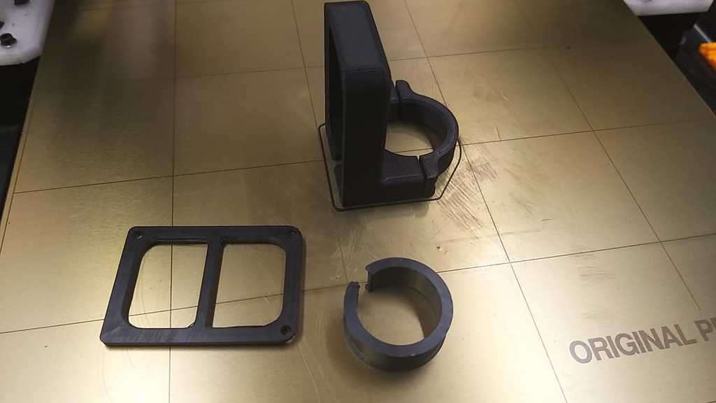 Motorcycle DashCam Button Mount on Handlebar by ShmilCat | Download ...