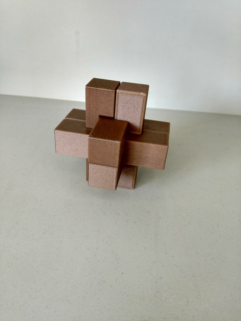 Cross Interlocking 3D Puzzle - Rounded Edges by ShmilCat | Download ...