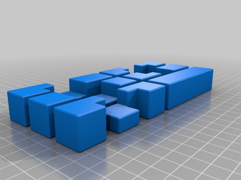 Cross Interlocking 3D Puzzle - Rounded Edges by ShmilCat | Download ...