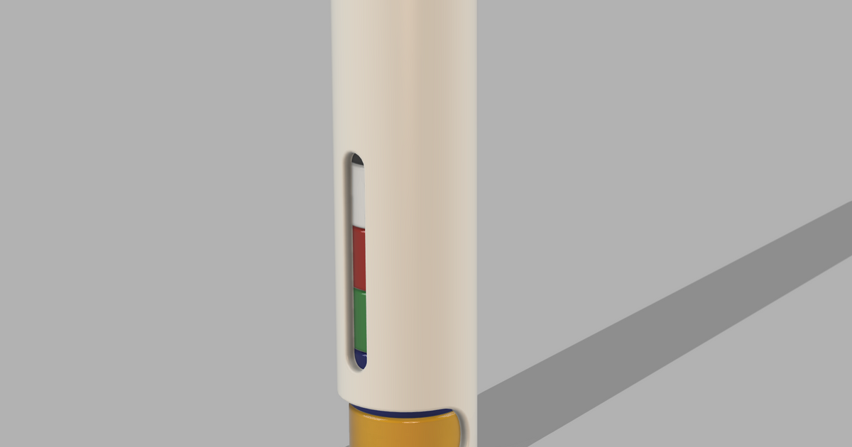 SodaStream cap dispenser for up to 8 caps by fonzy | Download free STL ...