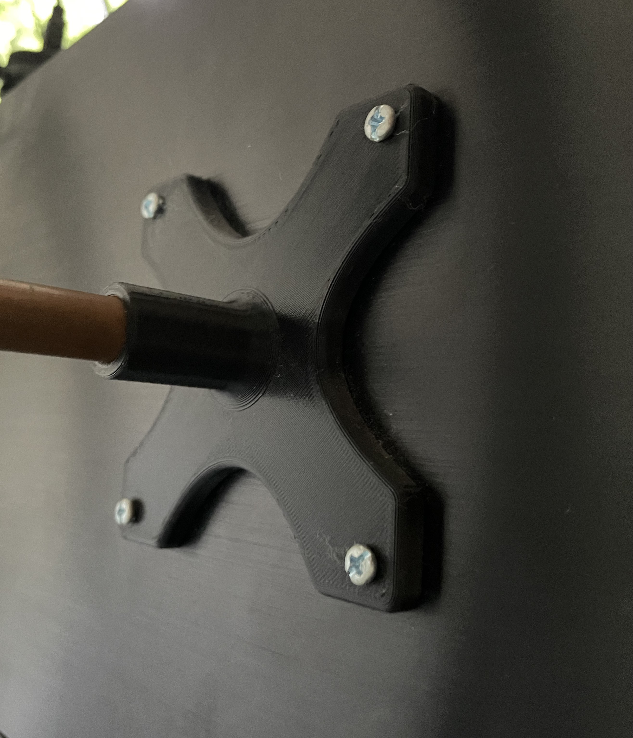 Monitor Mount (VESA 75x75) with 12mm copper pipe by Wobbles | Download ...