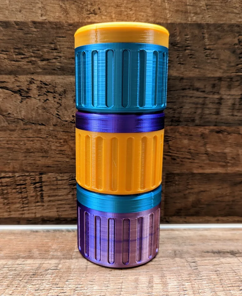 Jar with threaded lid by Vazzed | Download free STL model | Printables.com