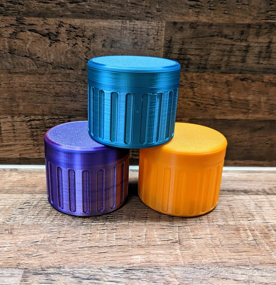 Jar with threaded lid by Vazzed | Download free STL model | Printables.com