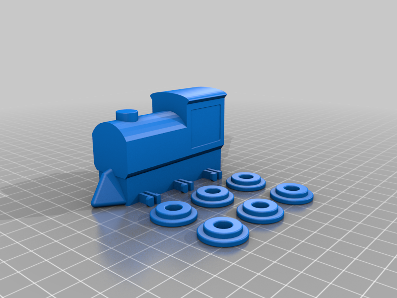 Toy Train (Need a magnet) by Gyu.Lee | Download free STL model | Printables.com