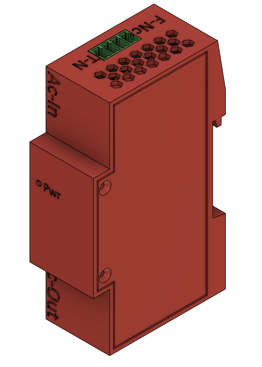 Din rail PSU by batteria_ | Download free STL model | Printables.com
