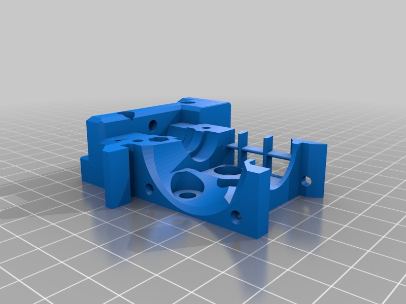 MK8 Extruder for 2020 V-slot with Prusa i3 MK3 fans shroud par Petar ...