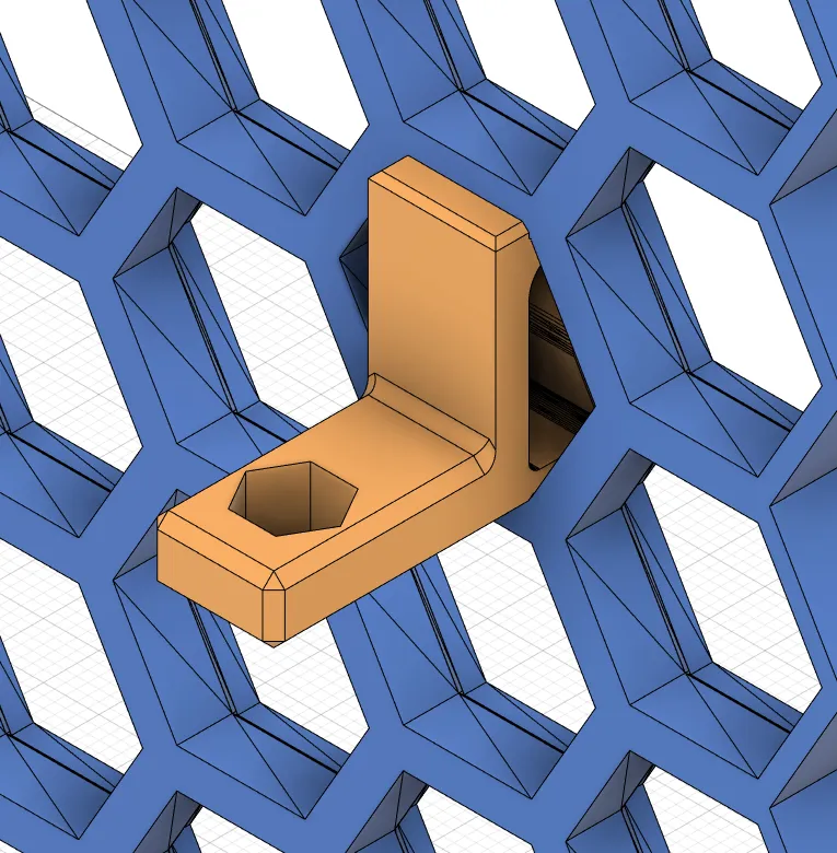 Easy clip on Screw driver holder - HSW Honeycomb Storage Wall by C4utious3D | Download free STL ...