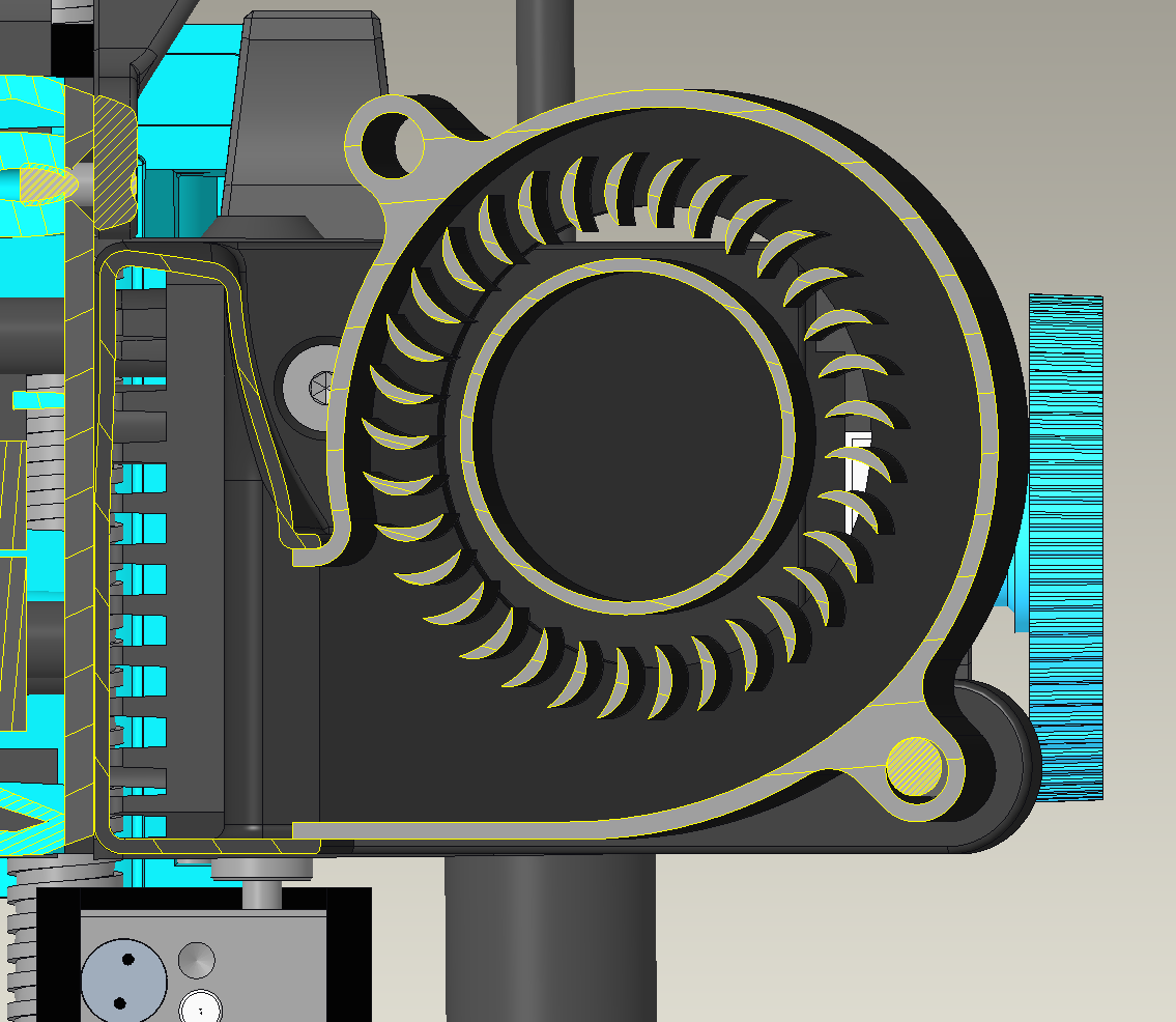 Sovol SV06 / Plus Extruder Colling Fan 5015 by Leander Perez Blanco ...