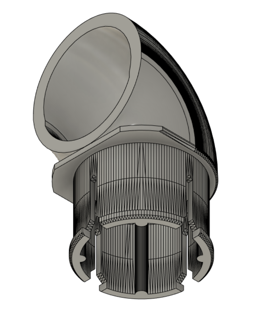 Intex 38mm 90deg Outlet Elbow by Old Curmudgeon | Download free STL ...