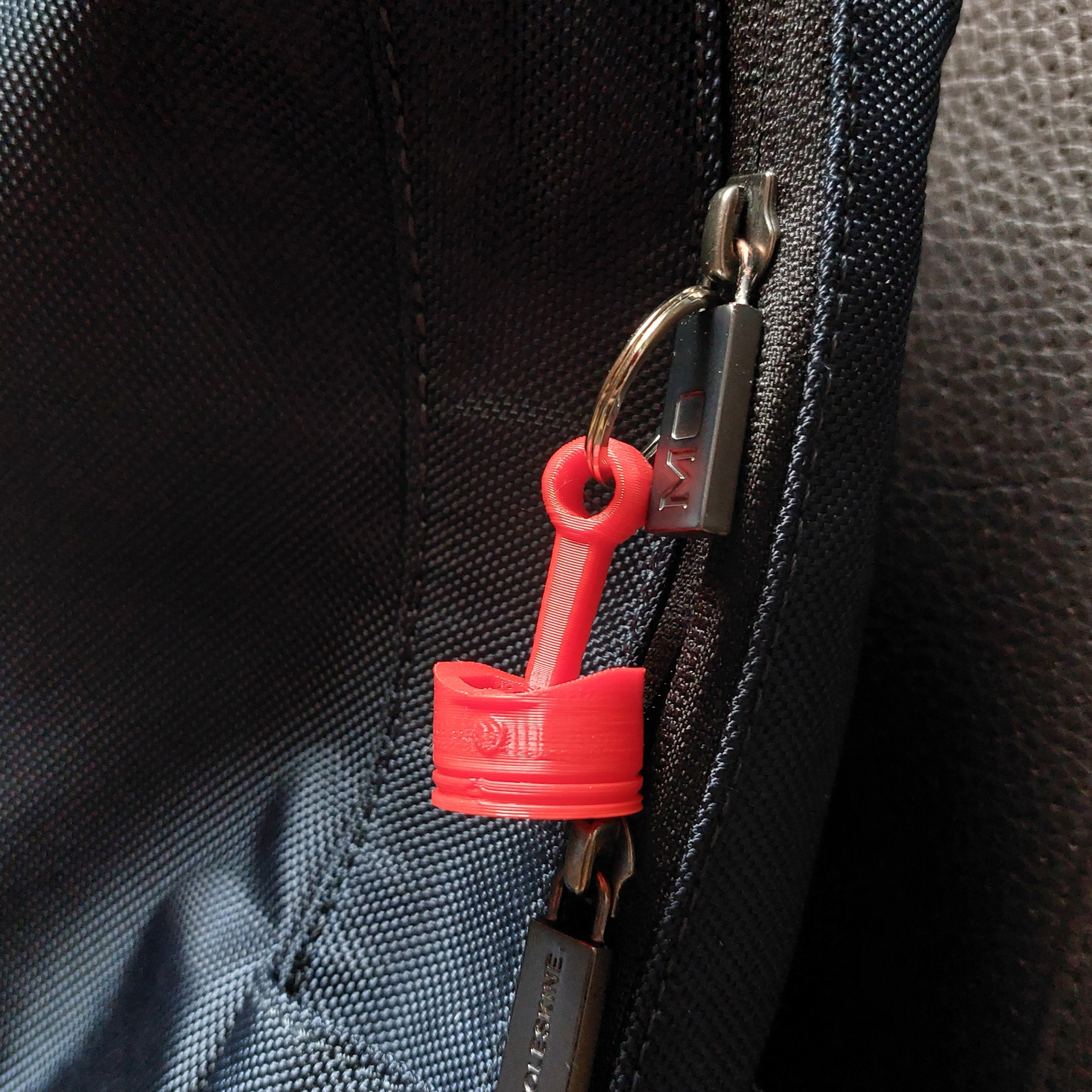 Print-in-place piston and rod fidget keychain by MttUrs | Download free ...