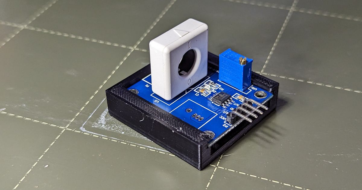 Hall Effect Current Transducer Mount by Bill Ruehl | Download free STL ...