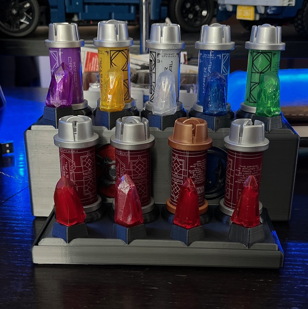 Star Wars Kyber Crystal Display With Led Lighting By Maandren Download Free Stl Model 