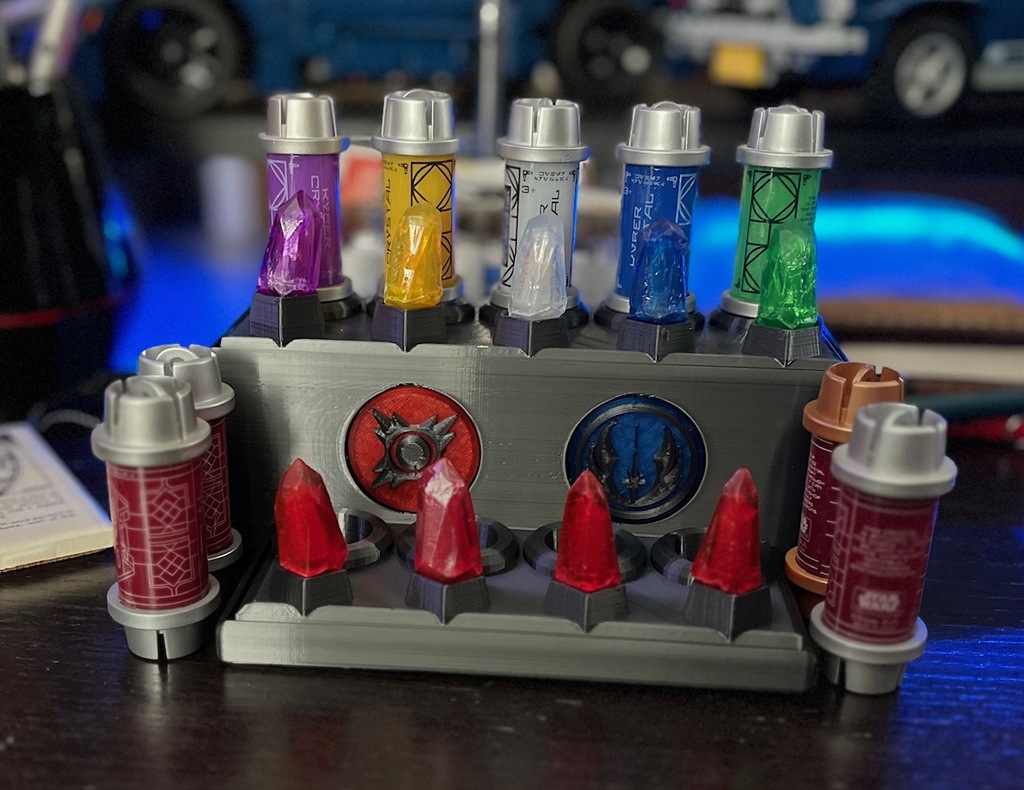 Star Wars Kyber Crystal Display with LED lighting by maandren ...