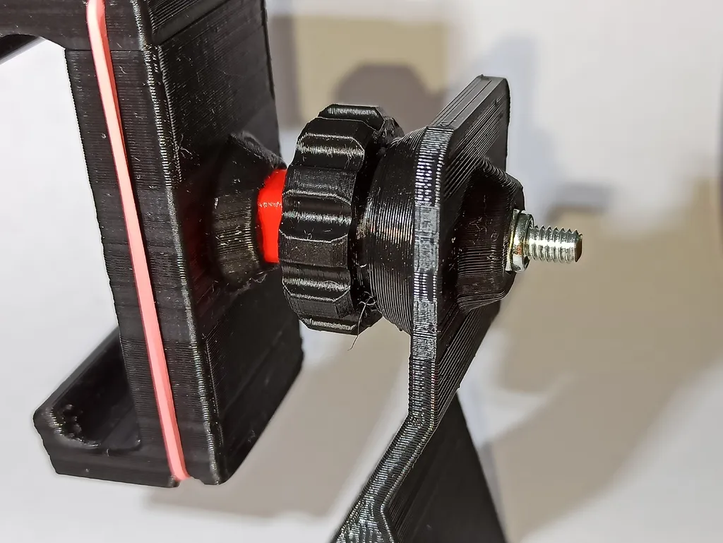 Phone holder with bracket for 3D printer by dantech | Download free STL ...