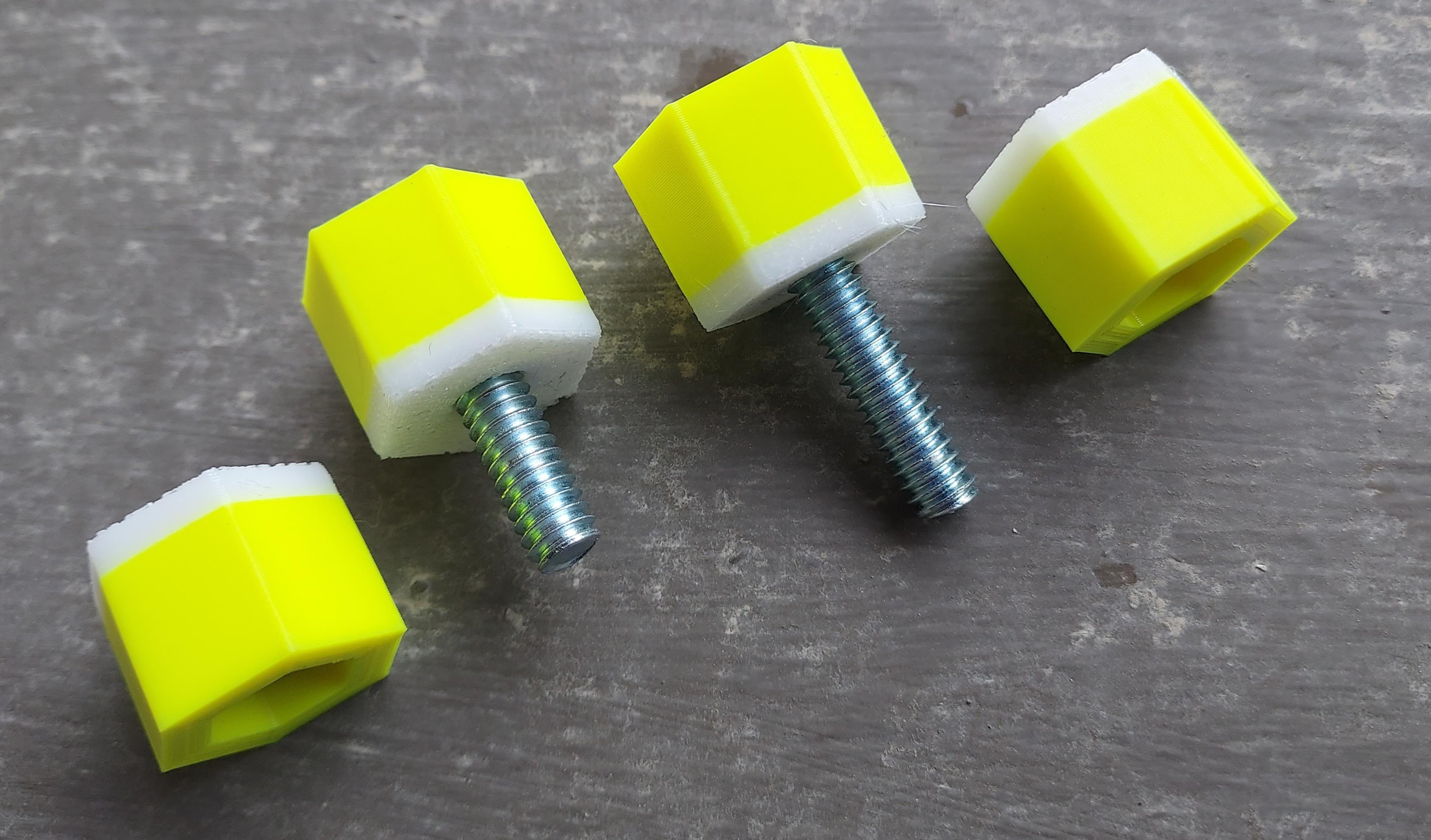 Parametric Mini Hex Knobs by jebowenag79 | Download free STL model ...