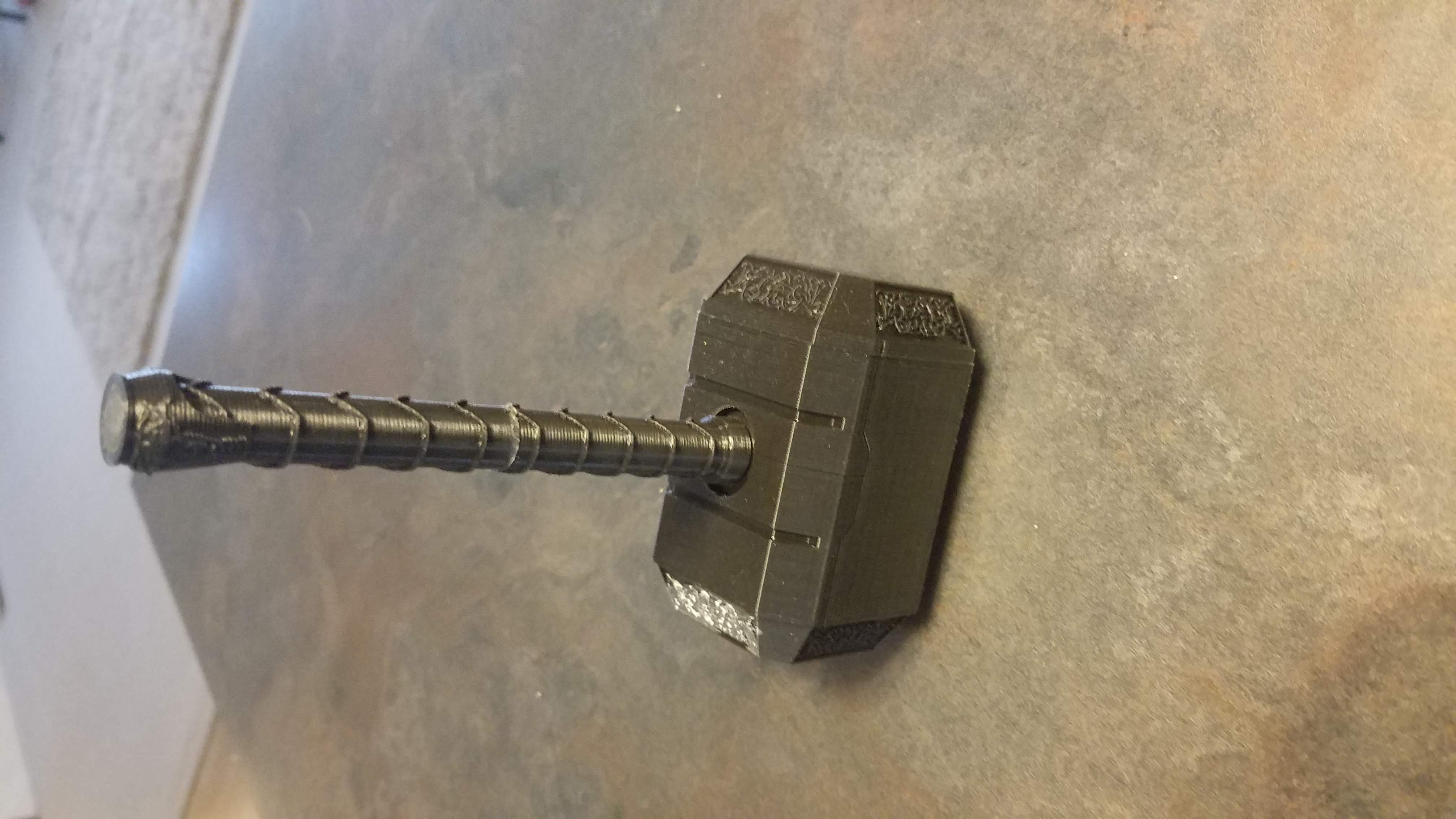 Mjolnir Hammer Bic Pen Split for better inscription and 120mm printers ...