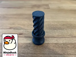 Fidget Helix Screw - Print in Place by NinjaDuck Prints | Download free ...