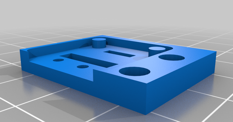Creality limit switch mount (press fit design) by raymaclabs | Download ...