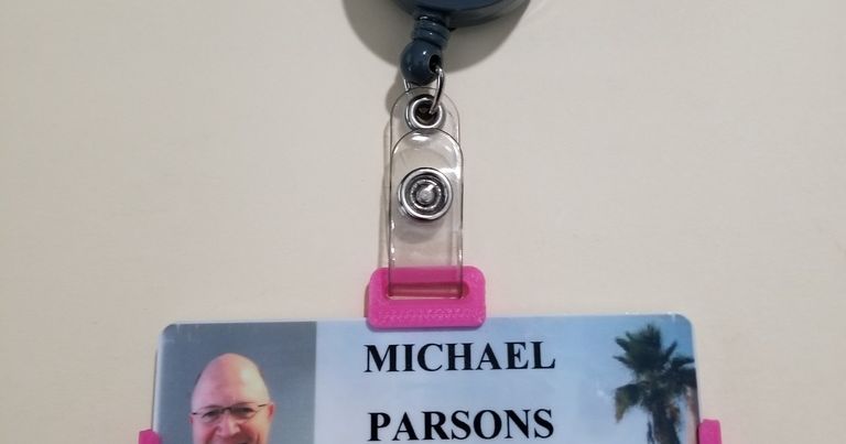 Badge Holder by mhparsons | Download free STL model | Printables.com