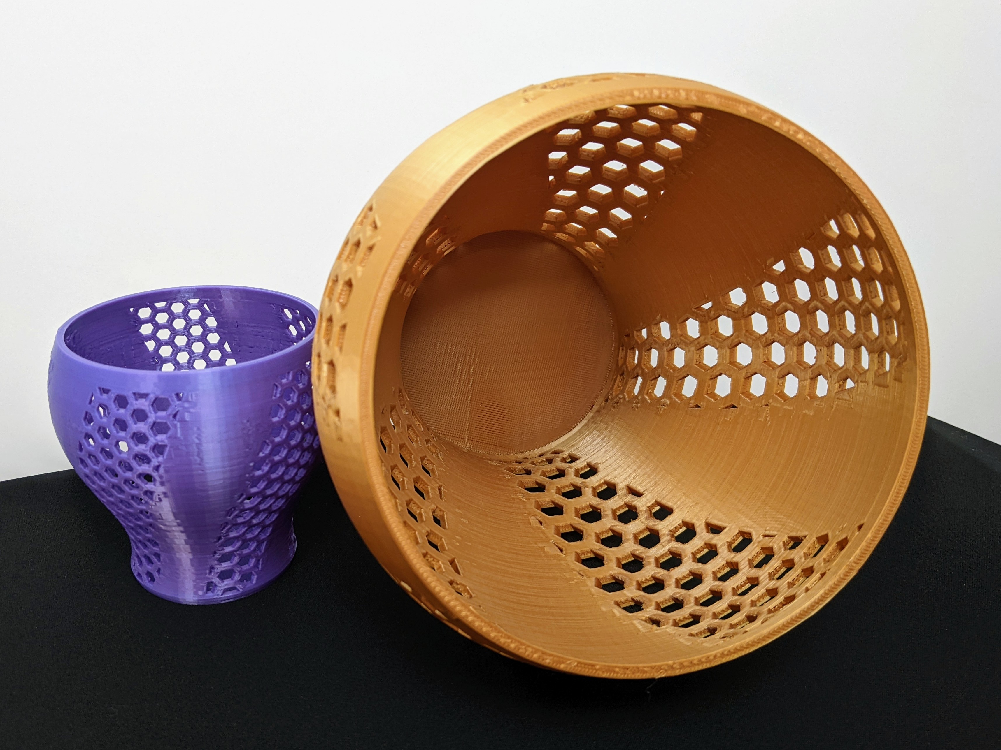 Hex Striped See Through Vase by Grandpa 3DPrints | Download free STL ...