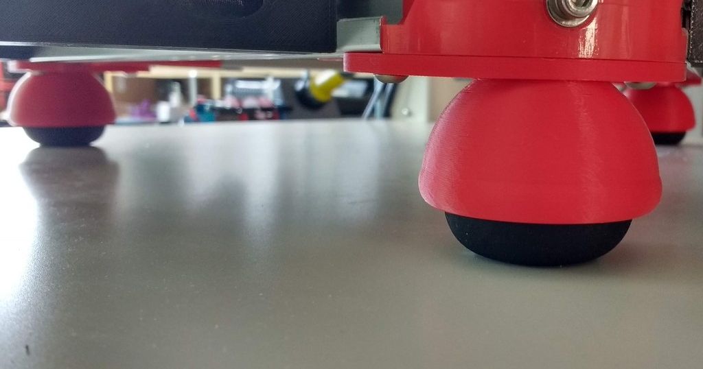 Squash feet for 2020 kossel by ort | Download free STL model ...