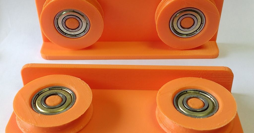 Vertical stand spool holder vitamined with ball bearings (608 or others ...