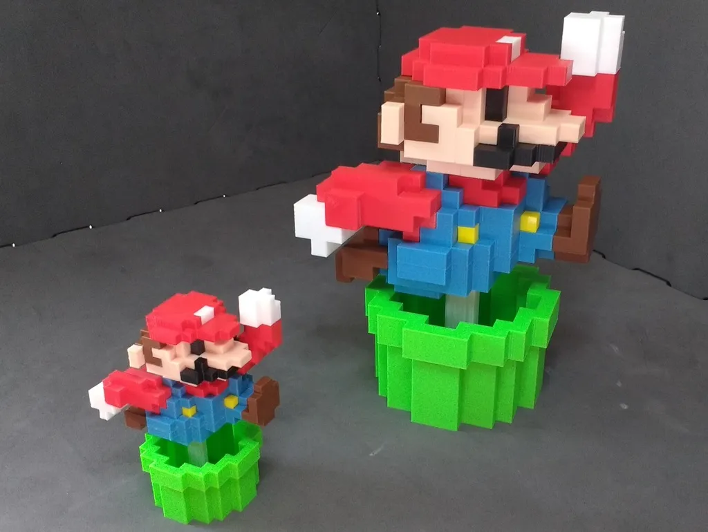 8-Bits Mario pipe by ort | Download free STL model | Printables.com