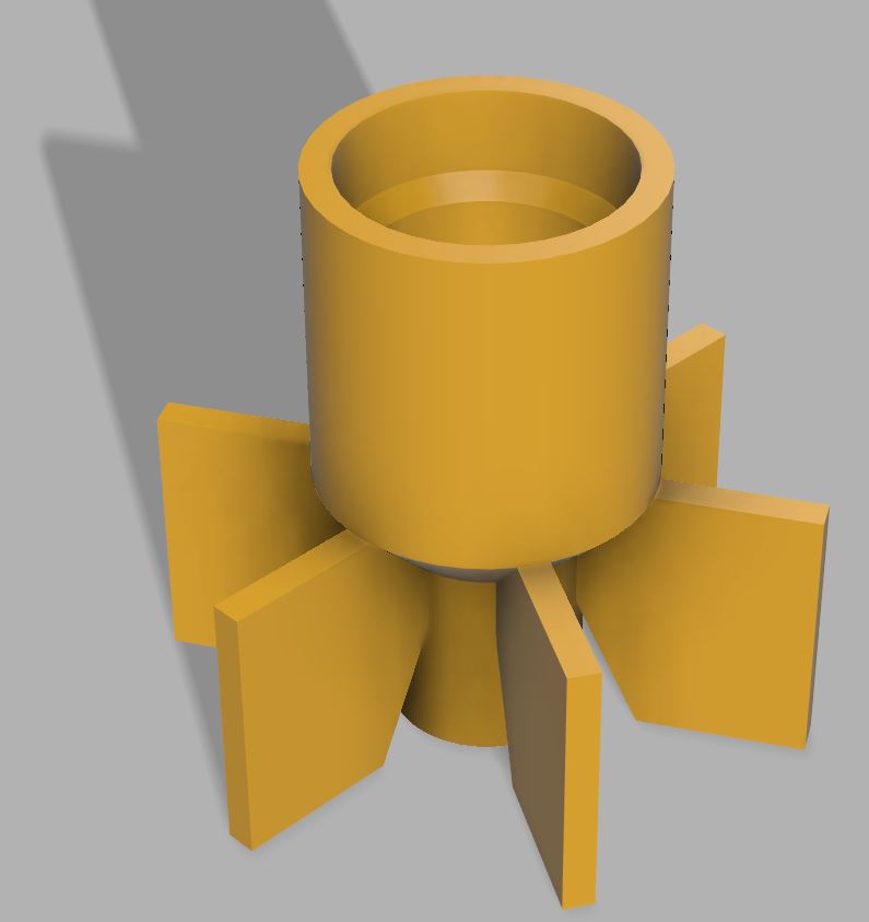 Fountain impeller by BigTexAlaskan | Download free STL model ...