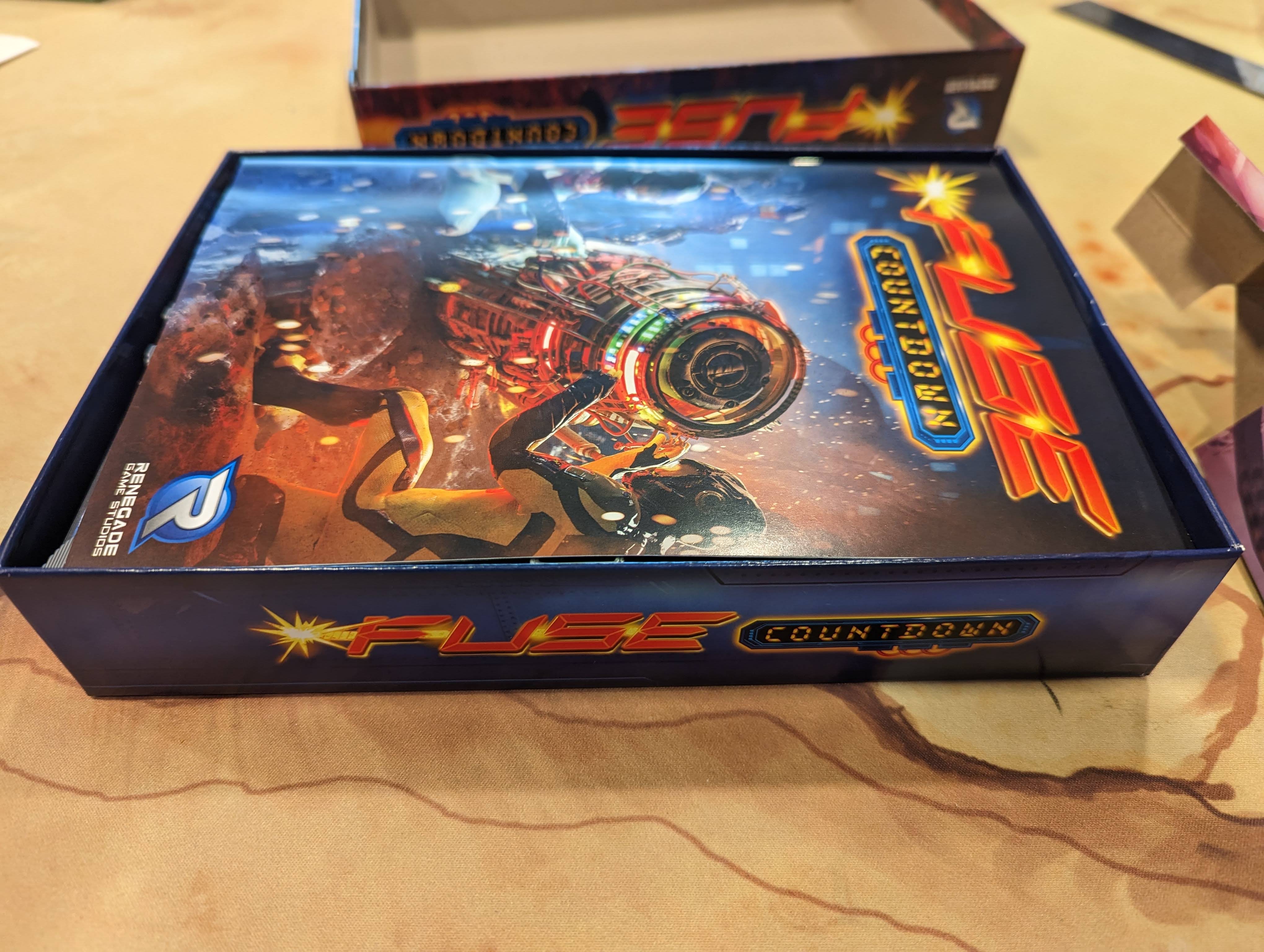 Fuse Countdown board game insert/organizer for sleeved cards by ...