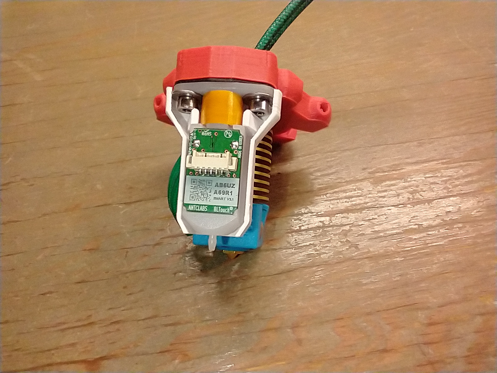 Kossel Mini E3D V6 Effector with BlTouch Mount by CrooksUSA | Download ...